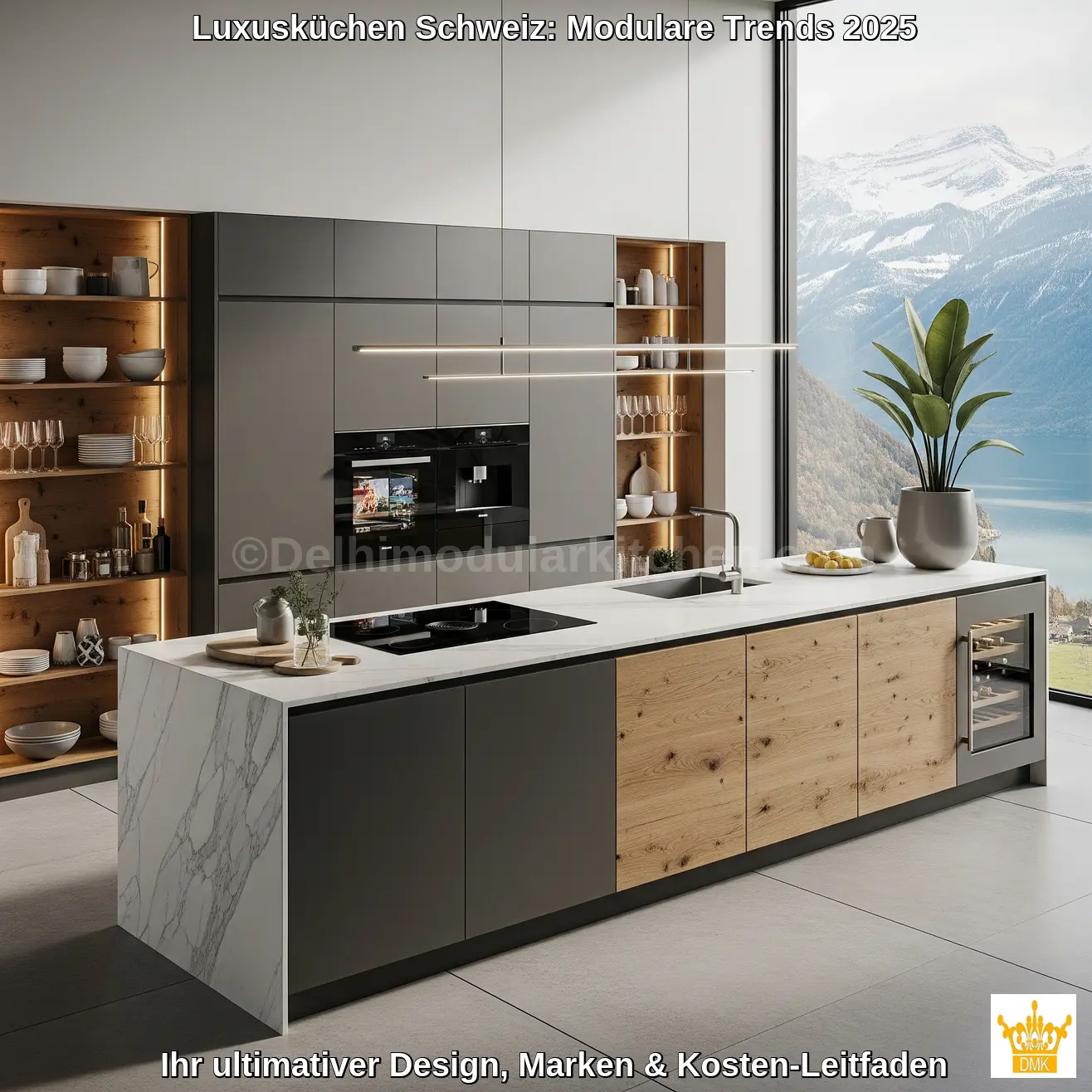 Luxus-Modulküchen Schweiz 2025: Designs, Trends, Marken & Preise